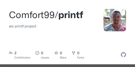 github comfort99 printf alx printf project
