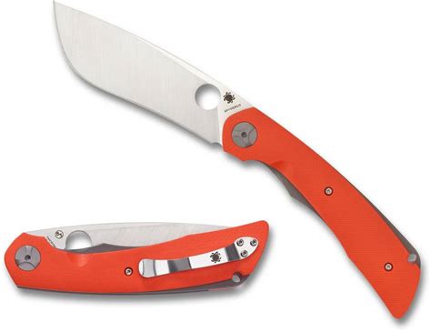 Spyderco C247gp Siren Folding Knife 361 Lc200n Satin Plain Blade