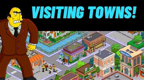 The Simpsons Tapped Out Visiting Your Towns Episode Youtube
