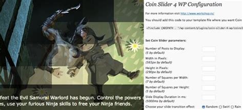 Coin Slider Jquery Image Gallery Now A Wordpress Plugin