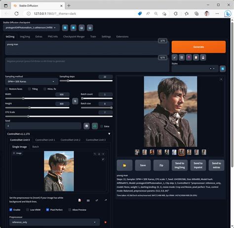 Datou on Twitter controlnet v1 1 173更新了一个参考模式reference可以用很简单的提示词复制