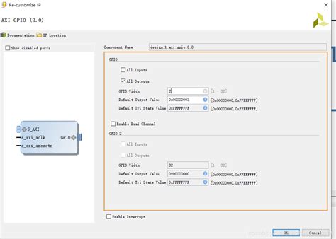 zynq axi gpio vivado中default output value csdn博客