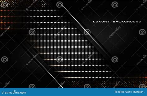Luxury Elegant Black Background Stock Illustration Illustration Of