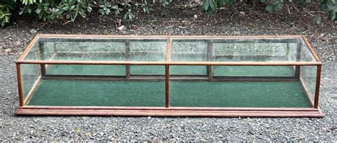 At Auction Vintage General Store Large Table Top Display Case
