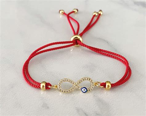 Pulsera de mal de ojo infinito joyería de mal de ojo encanto Etsy