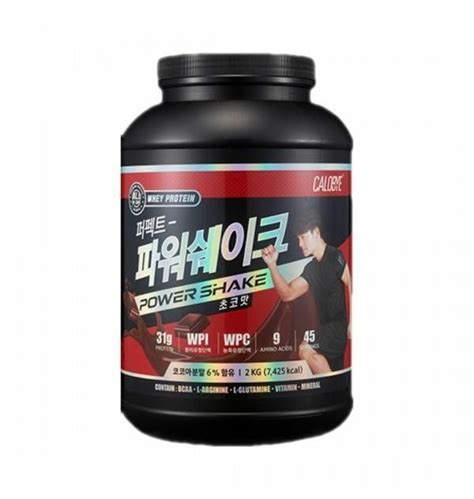 옵션택1 퍼펙트 파워쉐이크 초코맛 2000g 1통 유청단백질 헬스보충제 프로틴 파우더 티몬