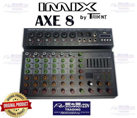 Imix Axe 8 Professional Audio Mixer With Usb Interface Imix By Trident