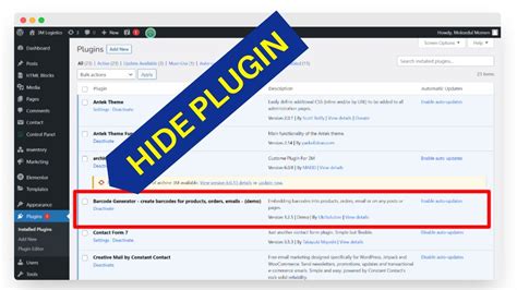 How To Hide A Wordpress Plugin From Plugin List How To Hide Wordpress Plugin From Dashboard