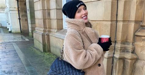 Ex Celtic Wag Helen Flanagan Nails Winter Style As She Gives Shout Out