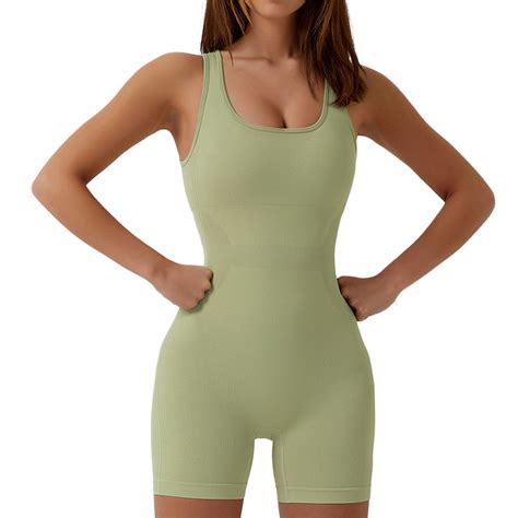European And American Seamless One Piece Yoga Suit Women S High Elastic One Piece Tight Fitting