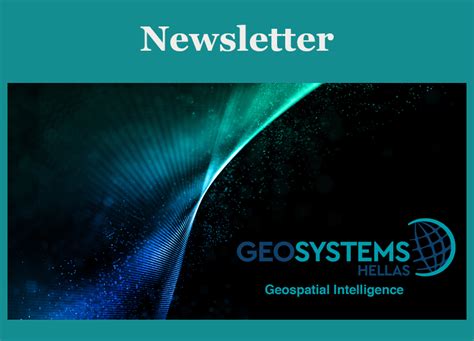 Newsletter Geosystems Hellas S A