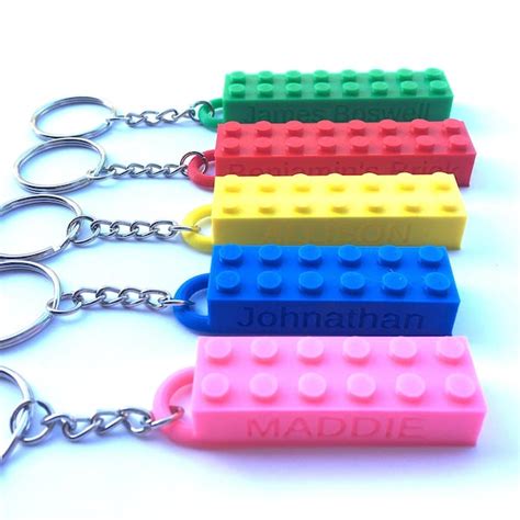 Custom Legos Keychain Etsy
