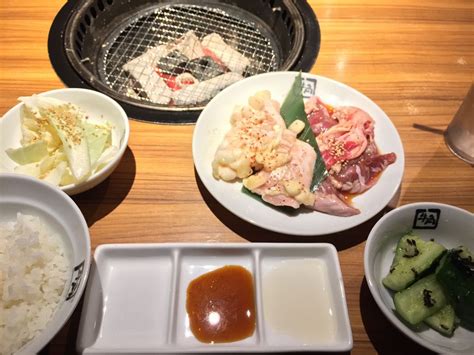 牛角の焼肉定食飲み放題はソロ焼き肉に最適ですた わだなつ