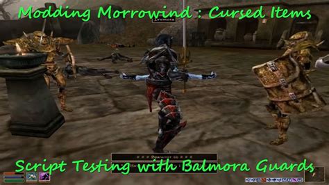Modding Morrowind Script Testing With Balmora Guards 3 Youtube