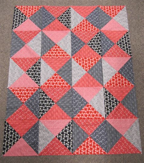Inspired By Fabric Tutorial Two Color Quilt