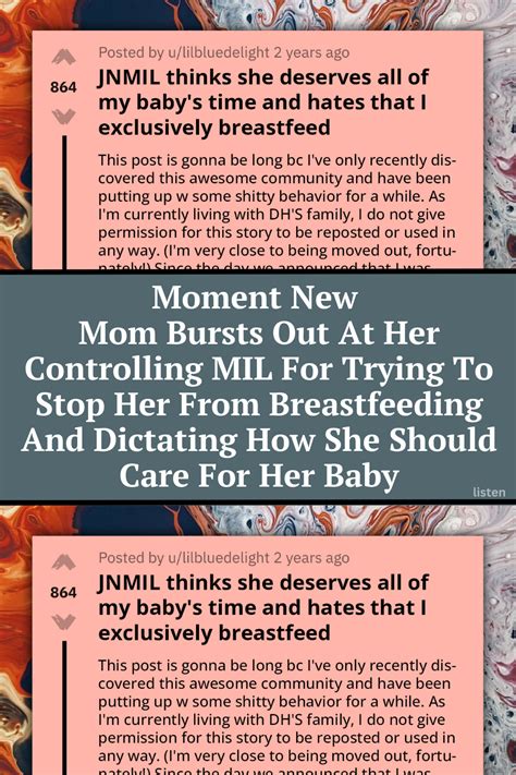 Moment New Mom Bursts Out At Her Controlling Mil For Trying To Stop Her