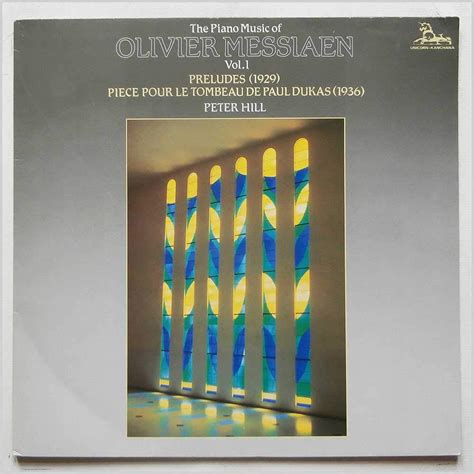 Amazon The Piano Music Of Olivier Messiaen Vol LP CDs Vinyl
