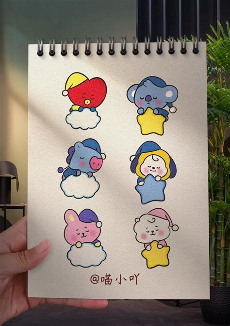 睡觉简笔画涂色 睡觉简笔画带颜色 画趣文库（我爱生活）