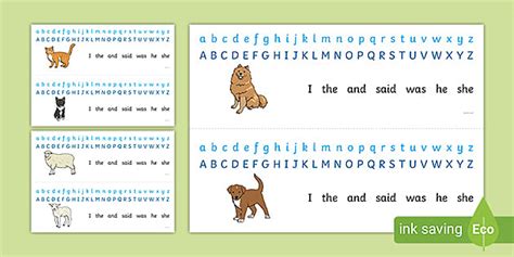 Alphabet Strips General