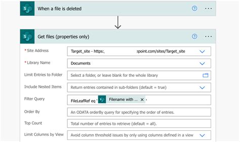Handle Deleted Files In Synchronised Sp Library In Power Automate