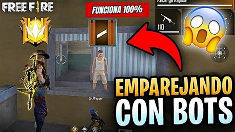 DESCUBIERTO Trucos SECRETOS Para Ganar Con BOTS En Free Fire Que Garena NO Quiere Que Sepas