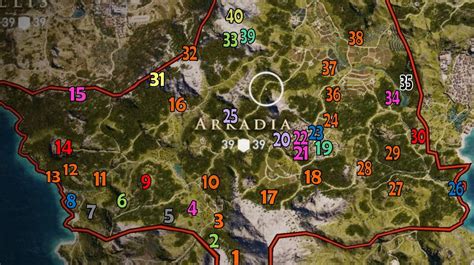 Assassin S Creed Odyssey Arkadia Mapa Eurogamer Pl