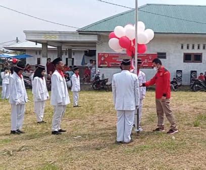 DIRGAHAYU RI LSM TERKAMS Upacara Penghormatan Bendera Dan Pelepasan Balon Terkamnews