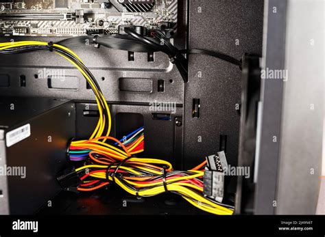 Personal Computer Power Supply Inside The System Unit Of A Modern