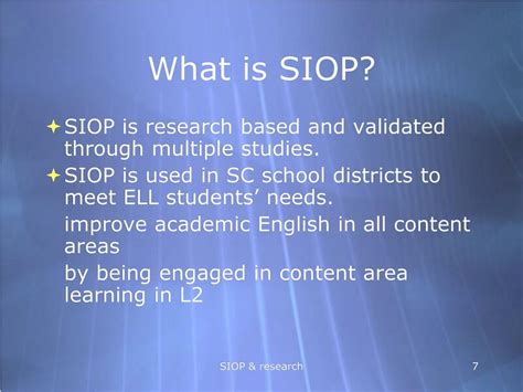 Ppt The Siop Model Powerpoint Presentation Free Download Id 306735