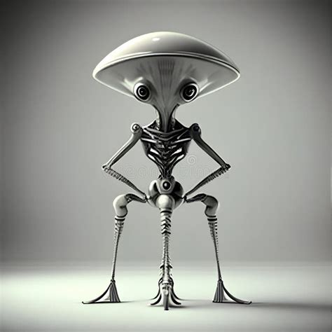 Robot Alien Drawing Stock Illustration Illustration Of Alien 268182027