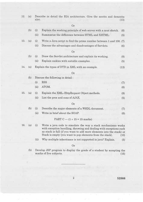 Anna University Cs 6501 Internet Programming For Computer Science And