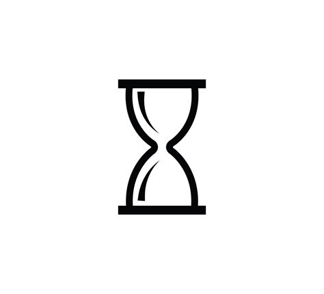 Hourglass Icon Vector Logo Design Illustration 10754404 Vector Art At