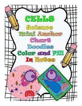 Cells Color And Fill In The Blank Doodle Anchor Charts Anchor Charts Doodles Graphic Organizers