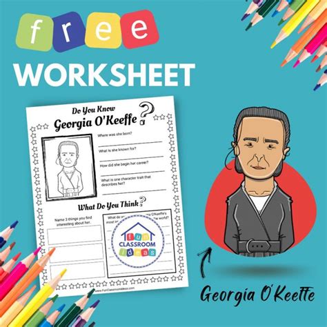 Free Georgia Okeeffe Worksheet Level Up Your Worksheets