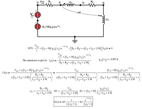 Transient Analysis With Charged And Uncharged Inductor In Series