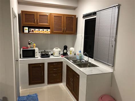ต่อเติมครัวปูน ต่อเติมห้องครัว ในบ้านทาวน์โฮมขนาด 3 เมตร กับงบประมาณไม่