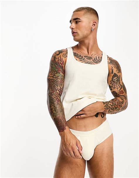 Asos Design Set Di Intimo Con Canotta Con Scollo Squadrato E Slip