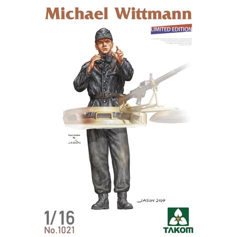New To Pre Order Takom Tak1021 Michael Wittmann Limited Edition Figure Model 1 16 Scale Kit