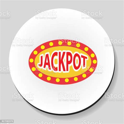 ジャックポットの賞金碑文ステッカーアイコンフラットスタイルベクターの図 アイコンのベクターアート素材や画像を多数ご用意 アイコン