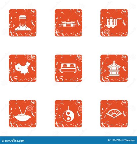 Redeploy Icons Set Grunge Style Stock Vector Illustration Of Grunge Experience 117047784