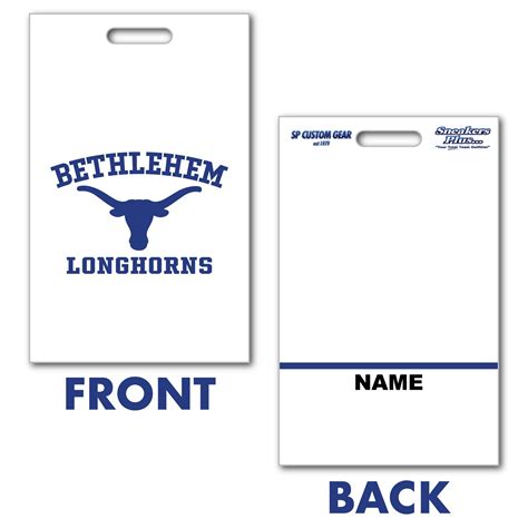 Sp Custom Gear Bethlehem Twp Staff Custom Sublimated Bag Tag Shop