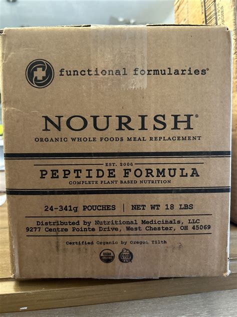 25 Functional Formularies Nourish Organic Real Whole Food Tube Feed Exp