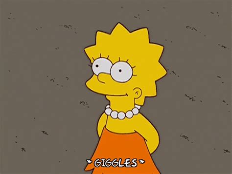 Happy Lisa Simpson  Find And Share On Giphy