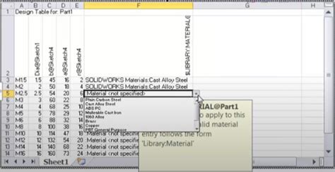 SOLIDWORKS Design Tables Made Easy GoEngineer