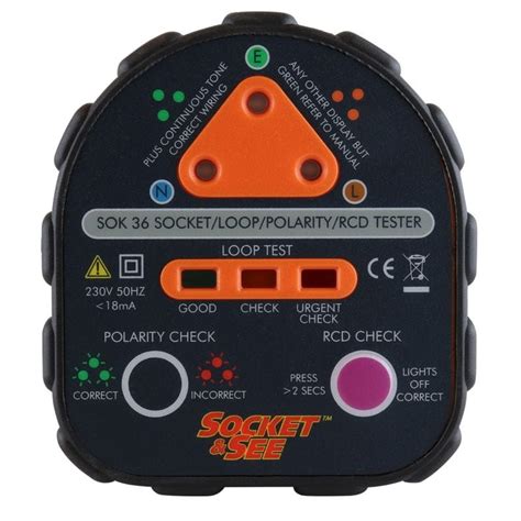 Socket See SOK Professional Socket Tester Test Less
