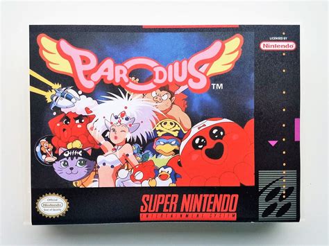 Parodius Shmup Space Shooter Super Nintendo Snes Retro Gamers Us