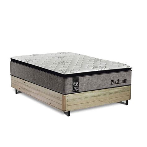 Cama Box Casal Sealy Resistance Casas Bahia