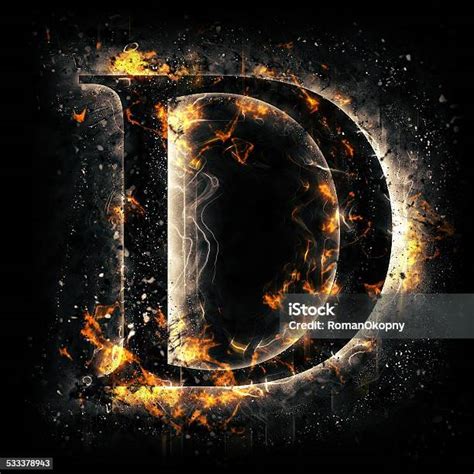 화재 알파벳 알파벳 D 알파벳 D에 대한 스톡 사진 및 기타 이미지 알파벳 D 문자 불 Istock