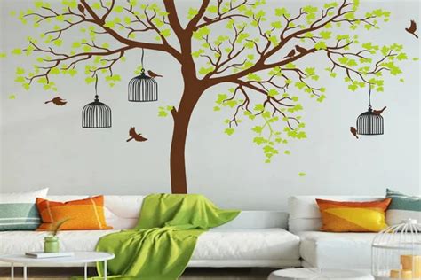 Tree Wall Design Wall Stencil Designs For Every Home Aapkapainter