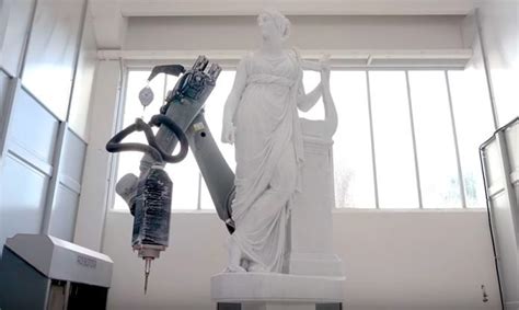 Robotor The Italian Robot Chisel That Creates Detailed Marble Sculptures